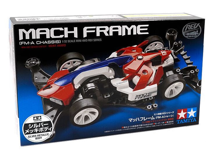 Tamiya 95164 1/32 Mach Frame Silver Metallic Mini 4WD Kit