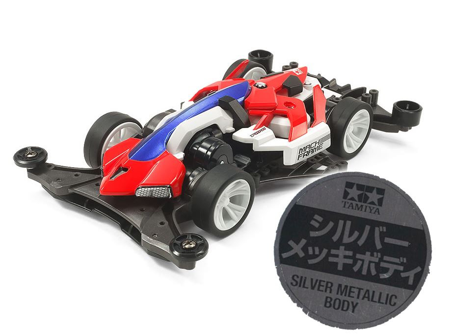 Tamiya 95164 1/32 Mach Frame Silver Metallic Mini 4WD Kit