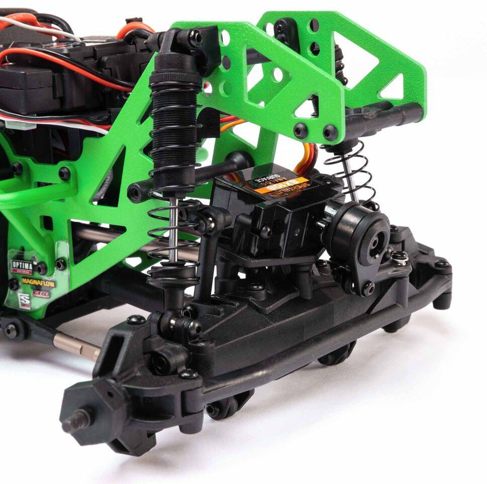 Losi LOS01026T1 1/18 Mini LMT 4X4 Brushed Monster Truck RTR Grave Digger