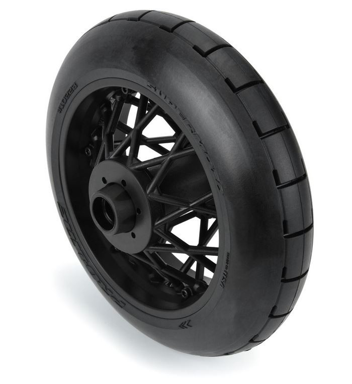 Pro-Line Racing PRO1022310 1/4 Supermoto S3 Motorcycle Rear Tyre MTD Black