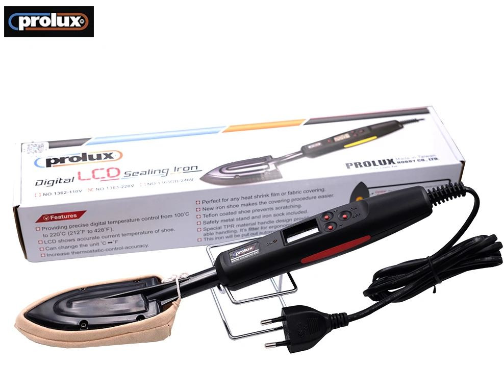 ProLux PRO1363-220V Digital LCD Thermal Sealing Iron w/Stand