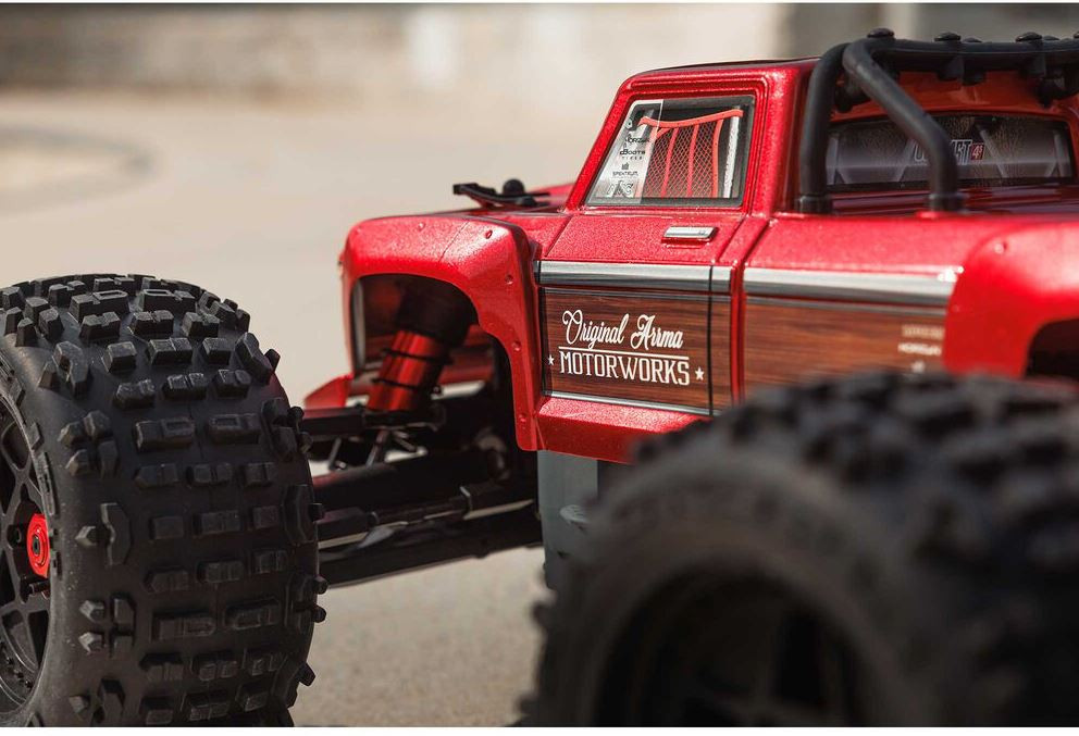 Arrma ARA4410V2T4 1/10 Outcast 4x4 4S V2 BLX Stunt Truck RTR Red
