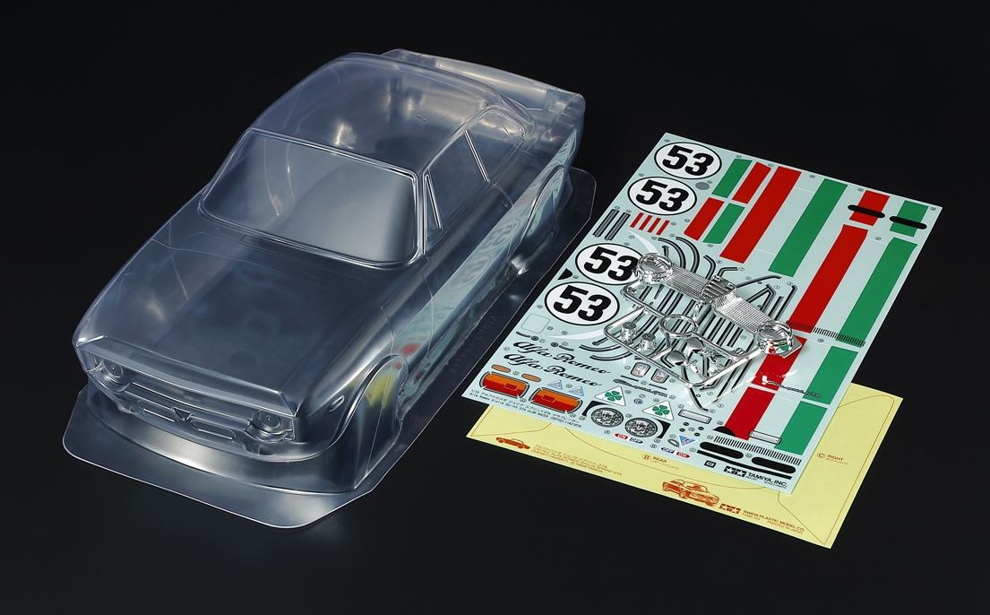 Tamiya 51729 1/10 Alfa Romeo Giulia RC Body Set for MB-01 Chassis
