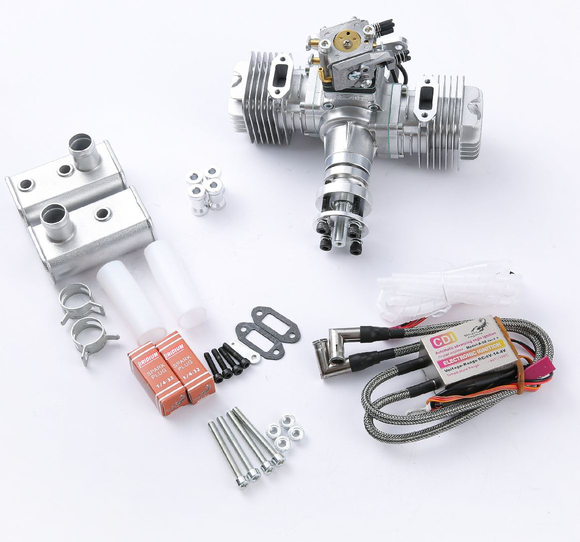 RCGF 40cc Stinger Twin Cylinder Gasoline Engine