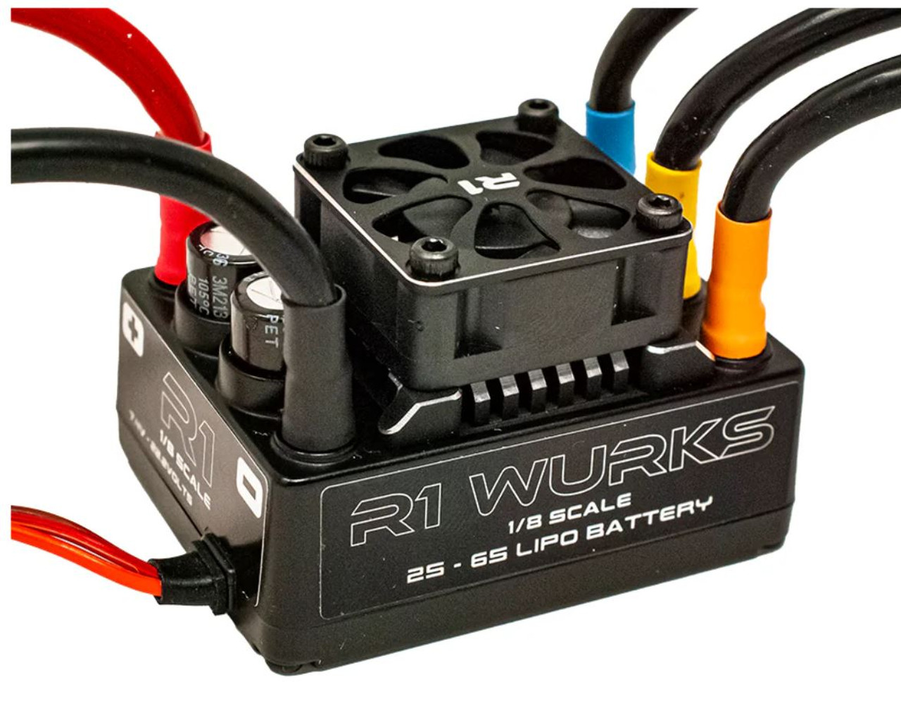 R1 WURKS 040018 1/8 Scale Digital 3 Electronic Speed Controller