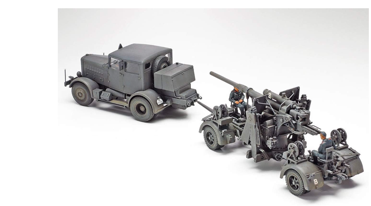 Tamiya 37027 1/48 SS-100 & 88mm Flak 37