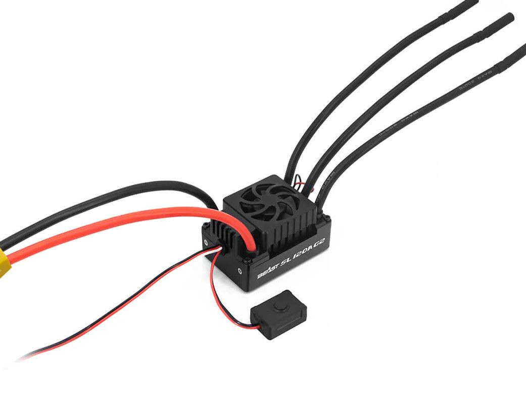 ZTW Beast 4112023 G2 1/10 120A 2S-4S Sensorless Brushless Waterproof ESC