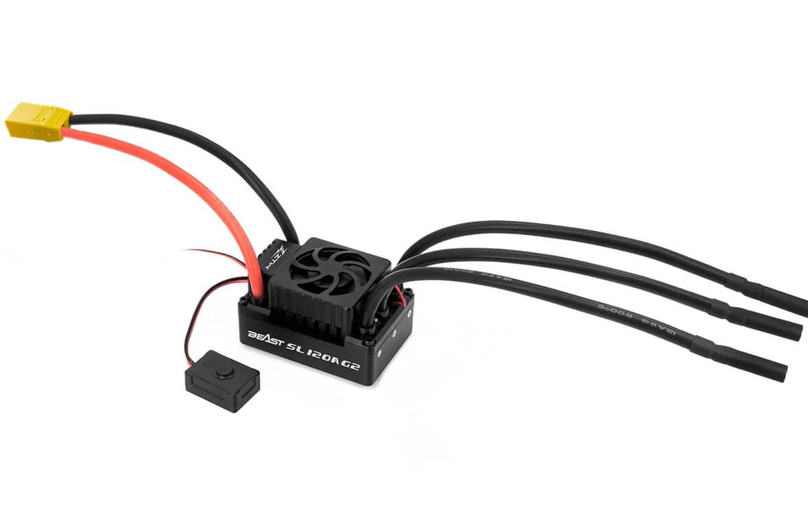 ZTW Beast 4112023 G2 1/10 120A 2S-4S Sensorless Brushless Waterproof ESC