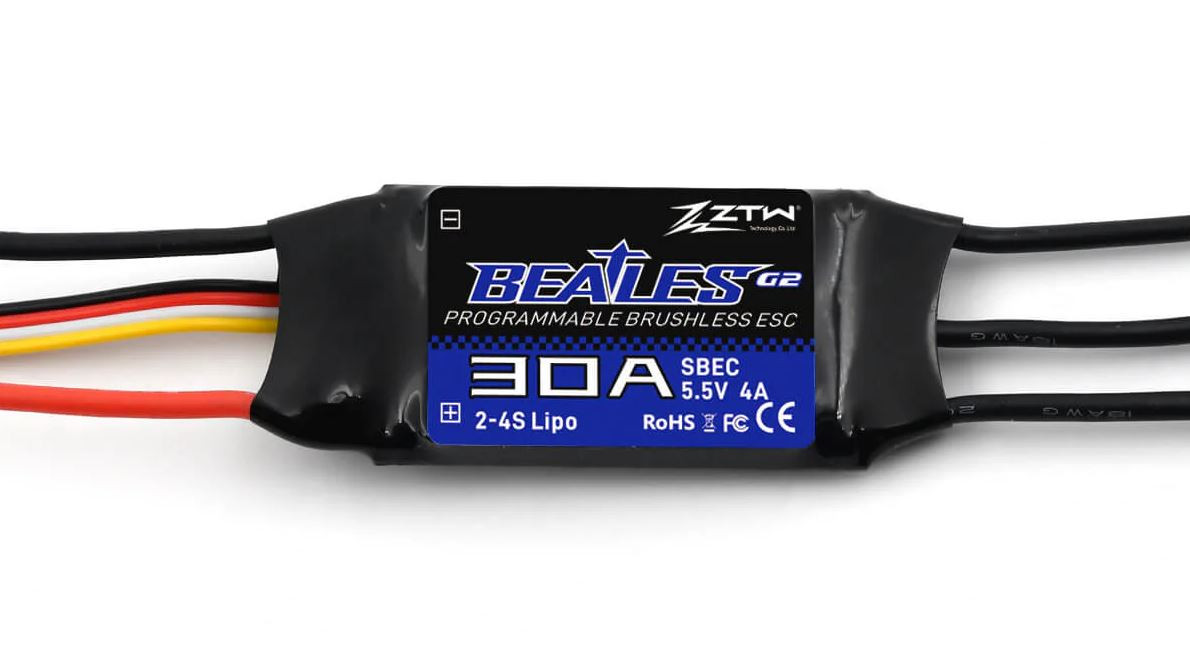 ZTW 3030211 Beatles G2 30A SBEC 30/40A 2S-4S Brushless Aircraft ESC