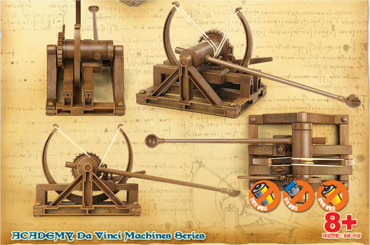 Academy 18137 Educational -DaVinci Catapult Model Kit
