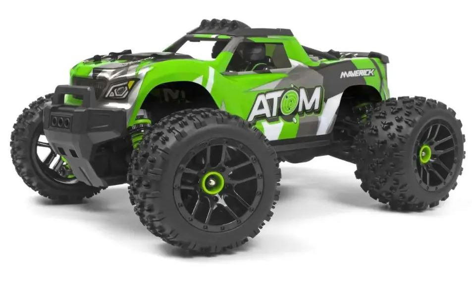 Maverick 150503 1/18 ATOM 4WD Brushed RTR RC Monster Truck Green