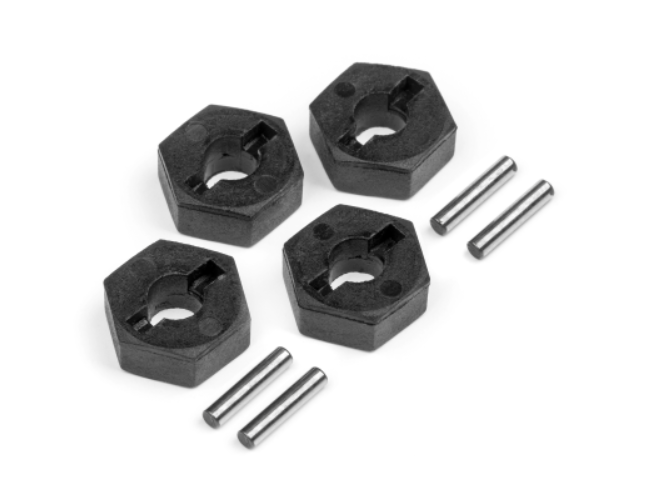 HPI Racing 115308 12mm Wheel Hex Hub Set 4 Pcs
