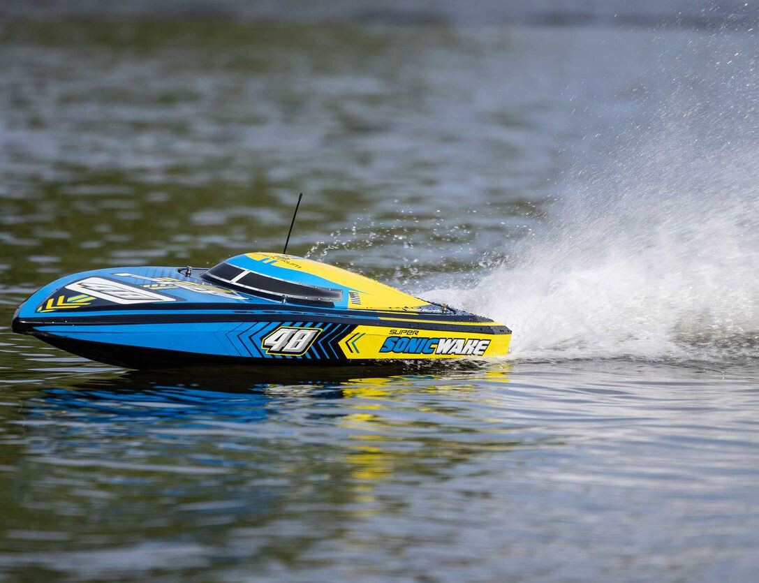 Pro Boat PRB08052 Super Sonicwake 48" 8S Self-Righting Brushless Deep-V ...