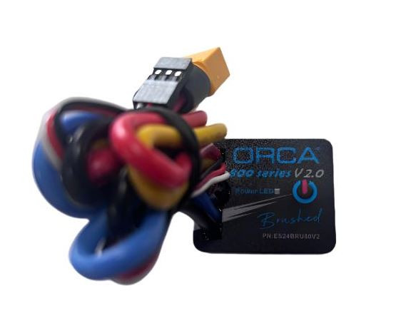 Orca ES24BRU80V2 800 Series V2 80A Waterproof Brushed ESC w/Programming ...