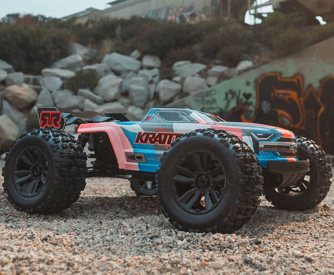Arrma ARA8608V6T2 1/8 KRATON 6S V6 4X4 BLX Brushless Speed Monster ...