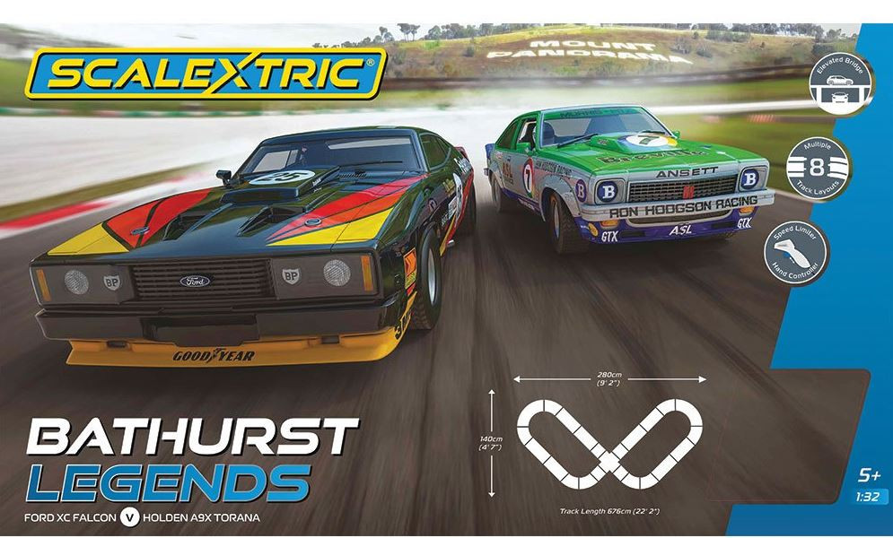 Scalextric C1454 Bathurst Legends Slot Car Set (Holden A9X Torana vs ...