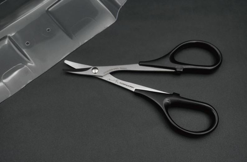 Koswork KOS13221 Curved Lexan Body Scissors
