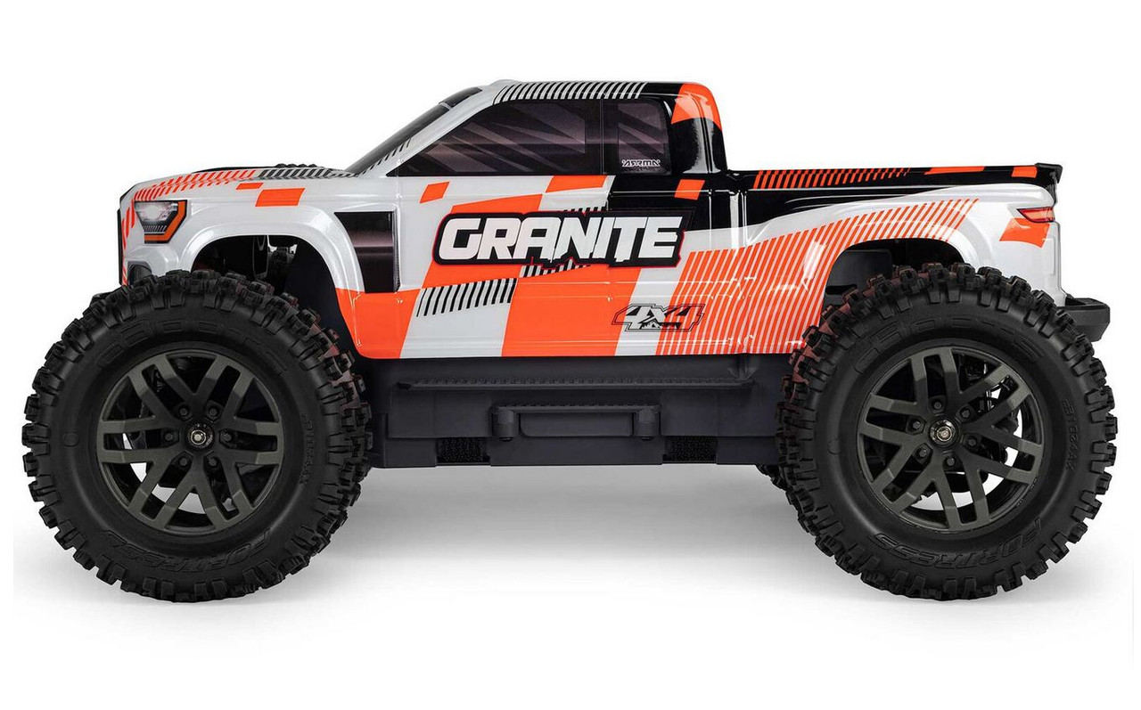 Arrma ARA4202V4T3 1/10 GRANITE MEGA 665 4X4 RTR Brushed Monster Truck ...
