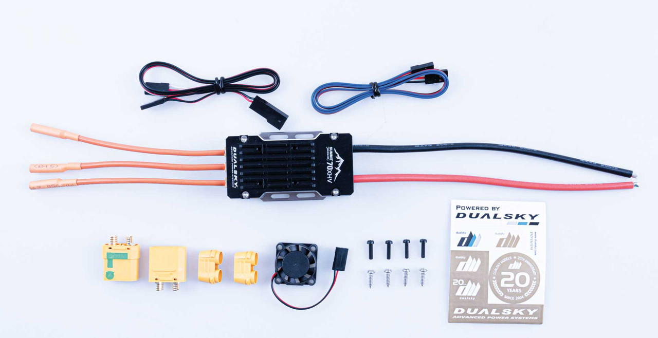 DualSky 42284 SUMMIT 70XHV 70Amp 5S-14S Brushless Aircraft ESC