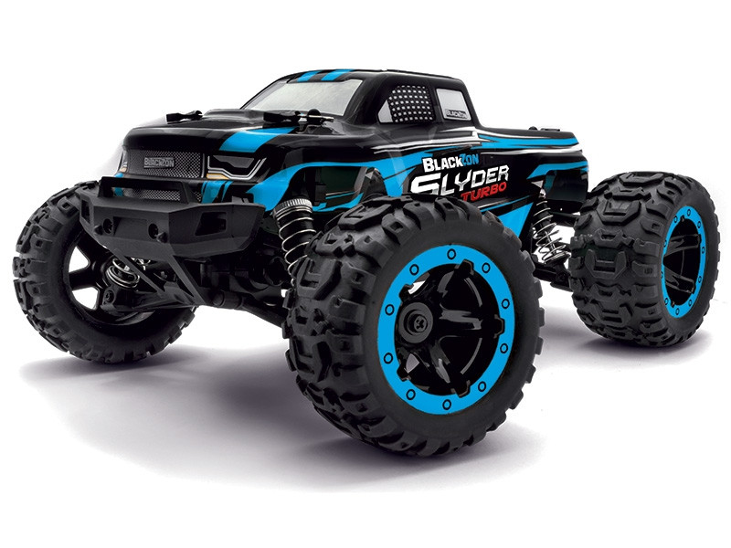 BlackZon 540209 Slyder Turbo Brushless 1/16th 4WD Monster Truck RTR ...