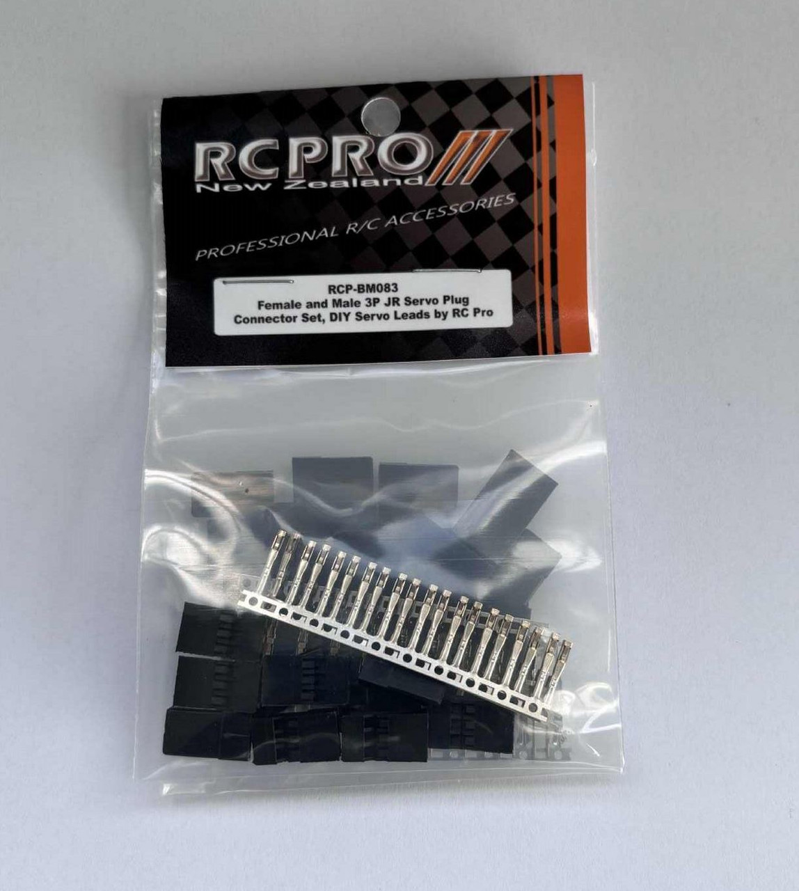 RC Pro BM083 Female and Male 3P JR Servo Plug Connectors 5Pairs