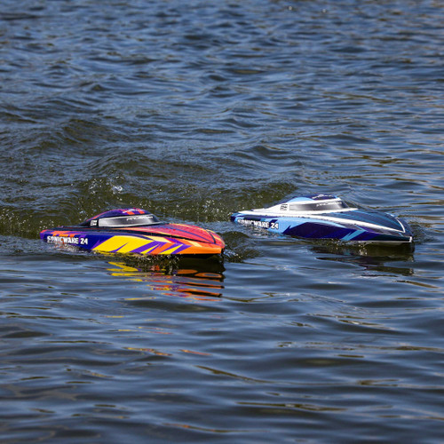 Pro Boat PRB-1992T2 Sonicwake 24" Self-Righting Brushless Deep-V RTR Blue