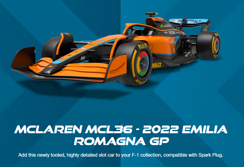 Scalextric C4424 McLaren MCL36 - 2022 Emilia Romagna GP