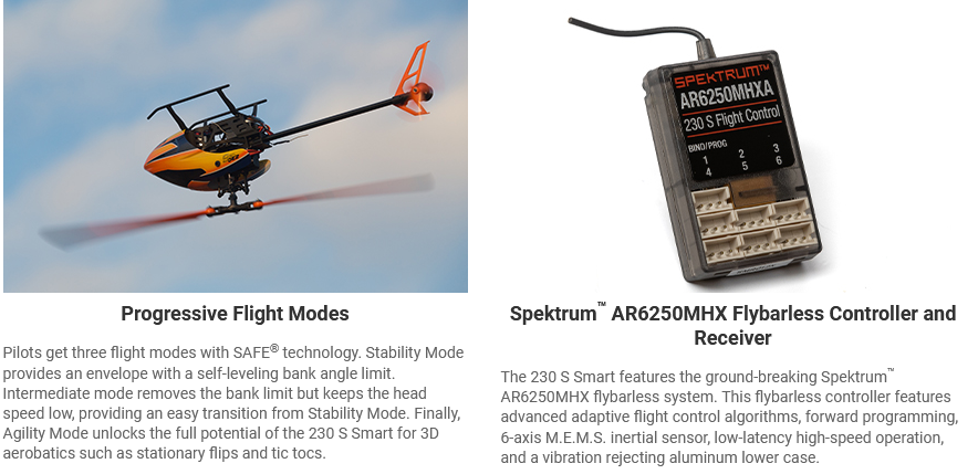 Blade BLH12001 230 S Smart RTF Basic Helicopter w/SAFE