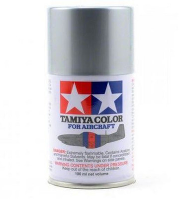 AS-12 Tamiya 100ml Aircraft Spray Paint: Bare Metal Silver