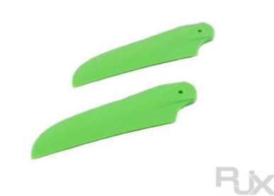 86mm RJX Plastic Tail Blades Green