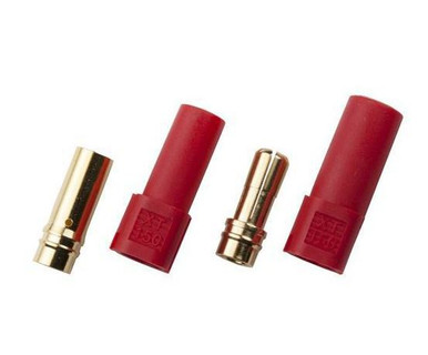 XT150 Connector Male and Female 1 pair: Red