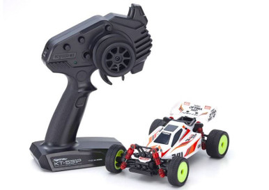 Kyosho 32095W MINI-Z Buggy Turbo Optima Mid Special ReadySet White