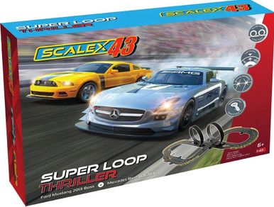 Scalextric Scalex43 Super Loop Thrill Slot Car Set