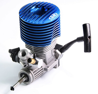SH Engines PT2502A1-P5 Pro .25 5-Port Rear Exhaust Engine w/Pull Start