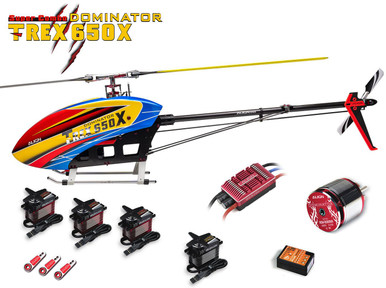 Align RH65E01XW T-REX 650X Dominator F3C Super Combo RC Helicopter