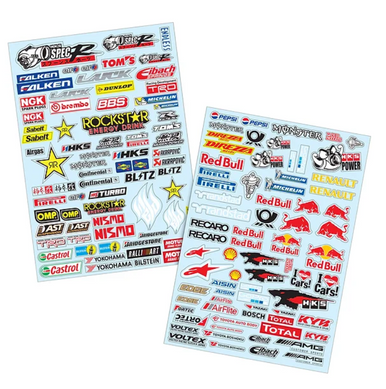 Team C Racing TC918 1/10 A4 Sticker Set