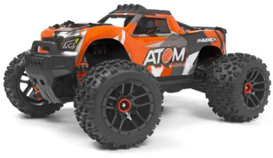 Maverick 150502 1/18 ATOM 4WD Brushed RTR RC Monster Truck Orange