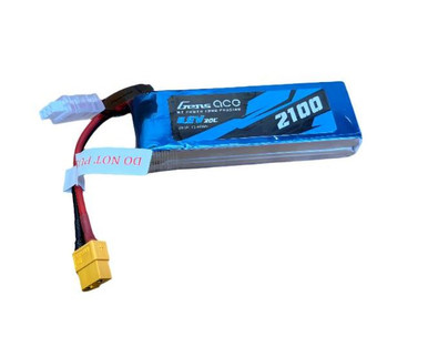 Gens Ace GA2100-2S30-LIFE 2100mAh 2S 6.6V 30C Li-Fe Battery w/XT60 and JR