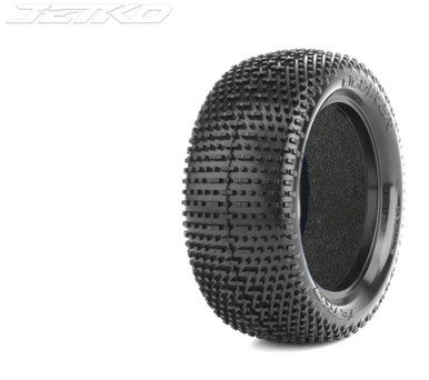 JetKo JKO2009US-6222BK 1/10 DESIRER 4WD Buggy Front Ultra Soft Tyres W/OpenCell Insert 2Pcs