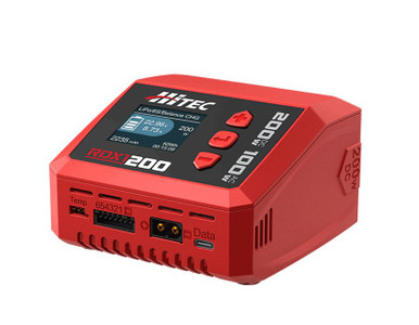 Hitec 44346 RDX1 200 1S-6S Digital LiPo/LiFe/HV/PV/NiMH Battery Charger
