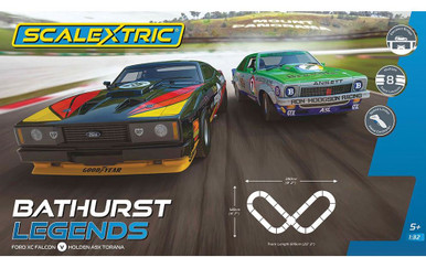 Scalextric C1454 Bathurst Legends Slot Car Set (Holden A9X Torana vs ...