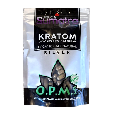 OPMS Silver Red vein Sumatra 240 caps