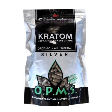 OPMS Silver Red vein Sumatra 480 caps