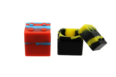 Silicone Lego Dab Container 2x2 2pk