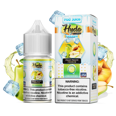 Hyde x Pod Juice Pear Peach Freeze TF 35mg Salt Nicotine 30ml - Bronco ...