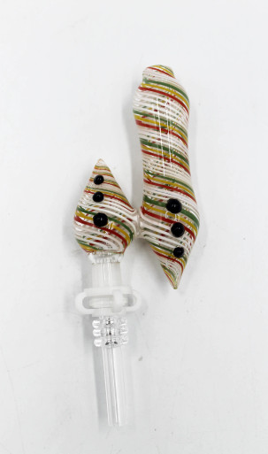 Sidearm Nectar Pipe w/ 10mm Quartz Tip in Med Pouch - Bronco Distribution