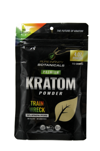Pure Infinity Kratom Powder Trainwreck 4oz Bag