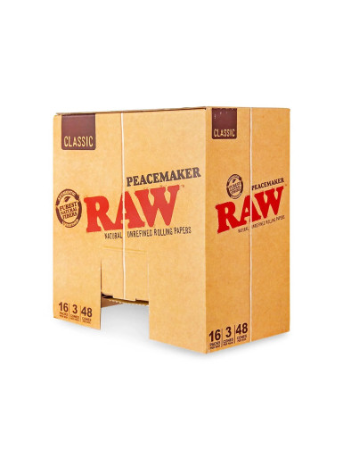 Raw Classic Peacemaker Cones 3ct/16pk