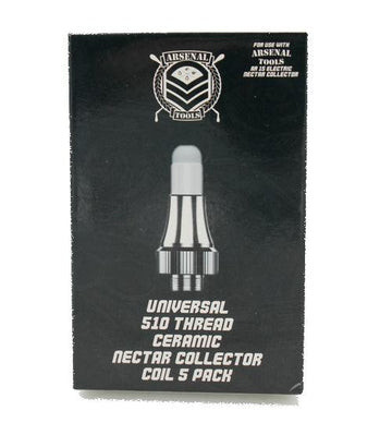 Arsenal Tools 510 threaded coil 5 pack - Bronco Distribution