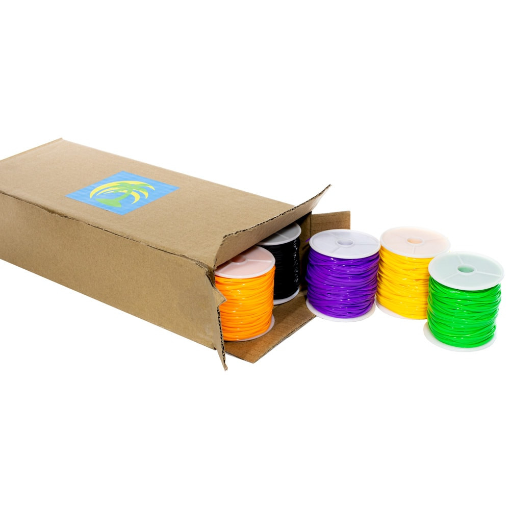 Plastic Lace Set - 10 Colors - Primary | West Coast Paracord